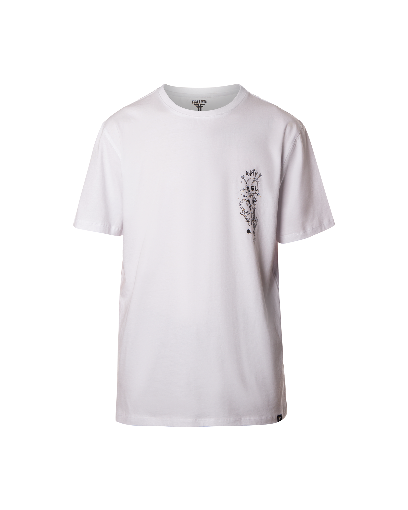 FLASH ART TEE - WHITE / BLACK | FALLEN FOOTWEAR AUSTRALIA & NZ – Fallen ...