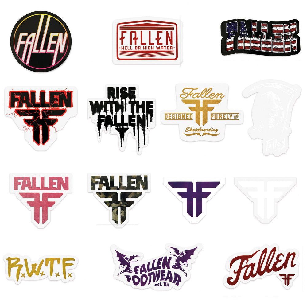 Assorted Stickers & Sticker Packs | Fallen Footwear Australia & New Zealand