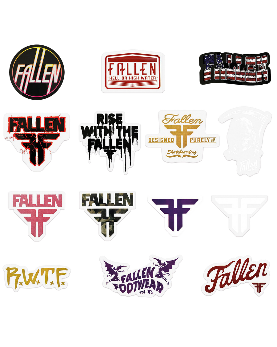 Assorted Stickers & Sticker Packs | Fallen Footwear Australia & New Zealand